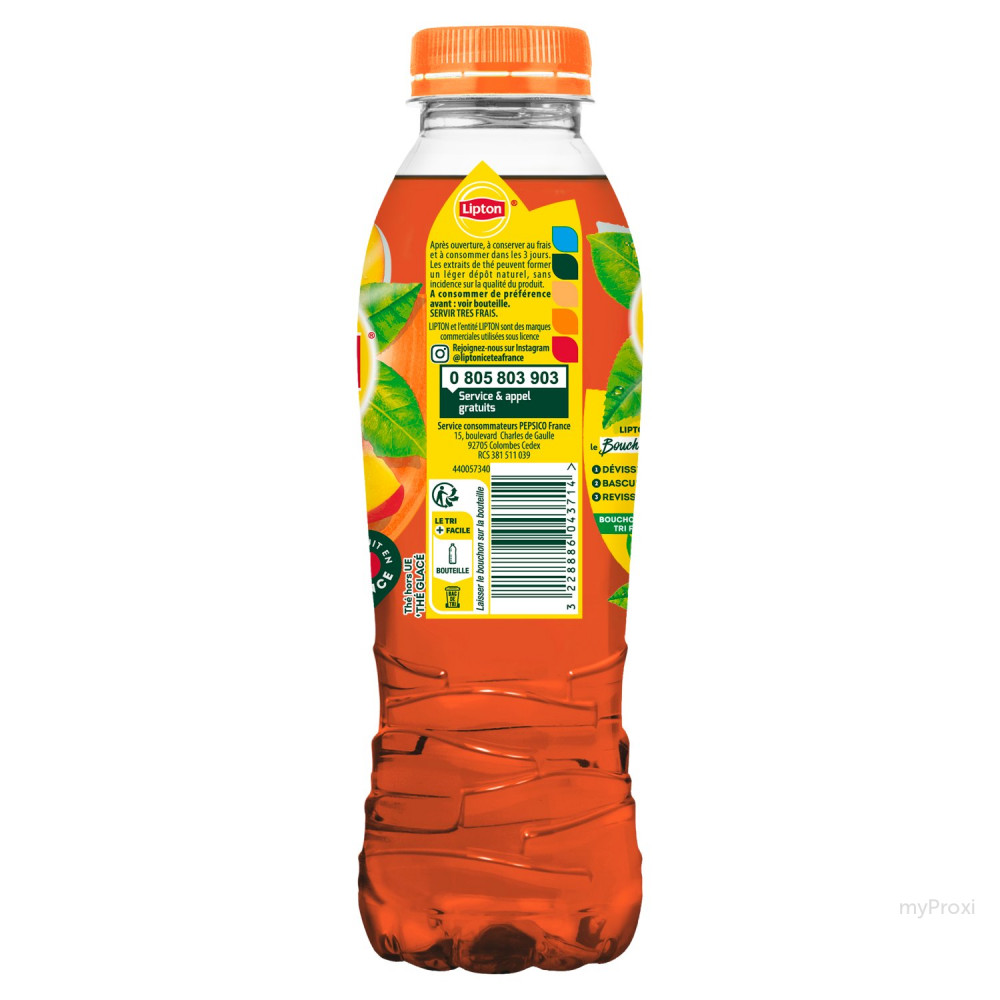 PET 50CL ICE TEA PECHE LIPTON