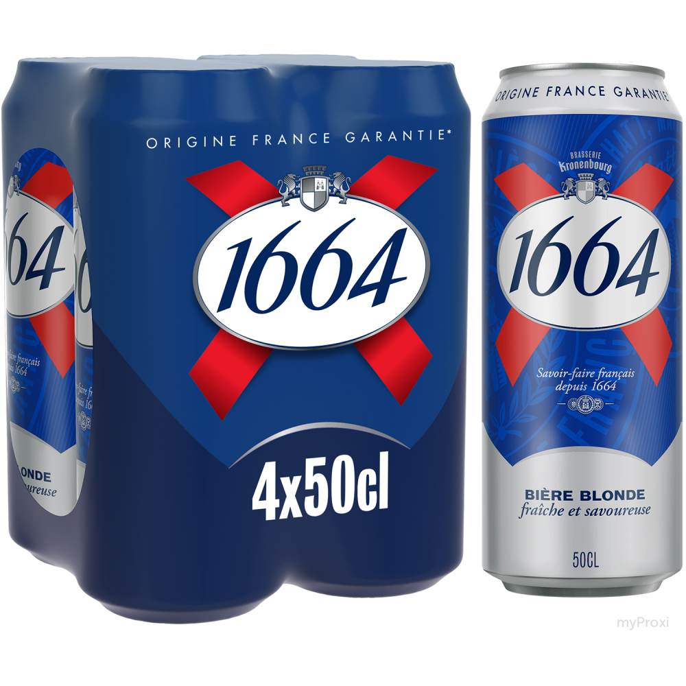 BTE 50CL BIERE 1664 5.5%V