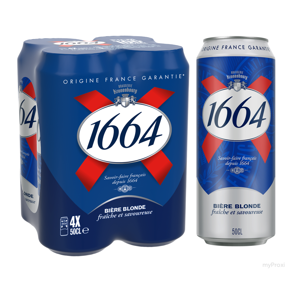 BTE 50CL BIERE 1664 5.5%V
