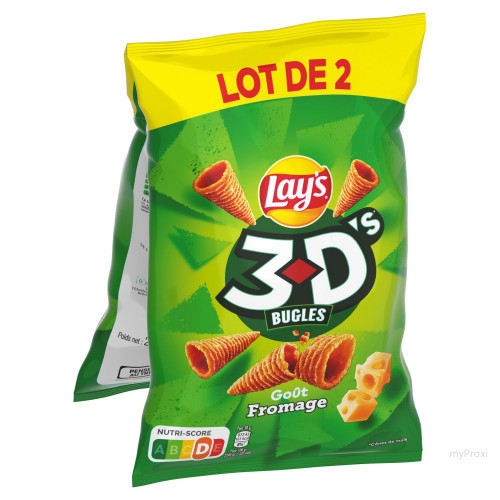 85G LAY'S 3D'S BUGLES FROMAGE
